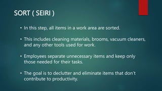 5 S OF GOOD HOUSEKEEPING5 S of housekeeping .pptx | Business and Finance