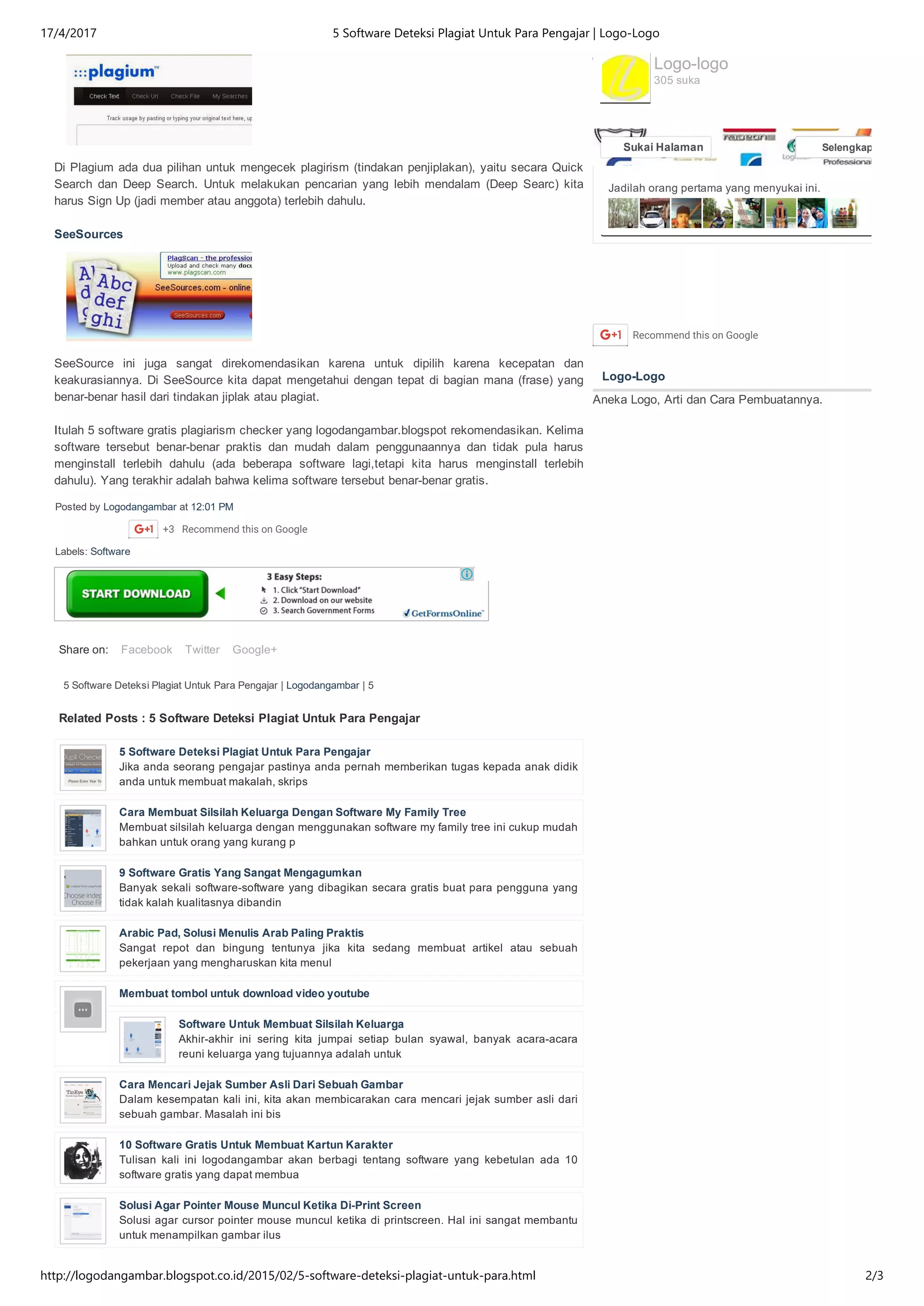 5 software deteksi plagiat untuk para pengajar logo logo | PDF