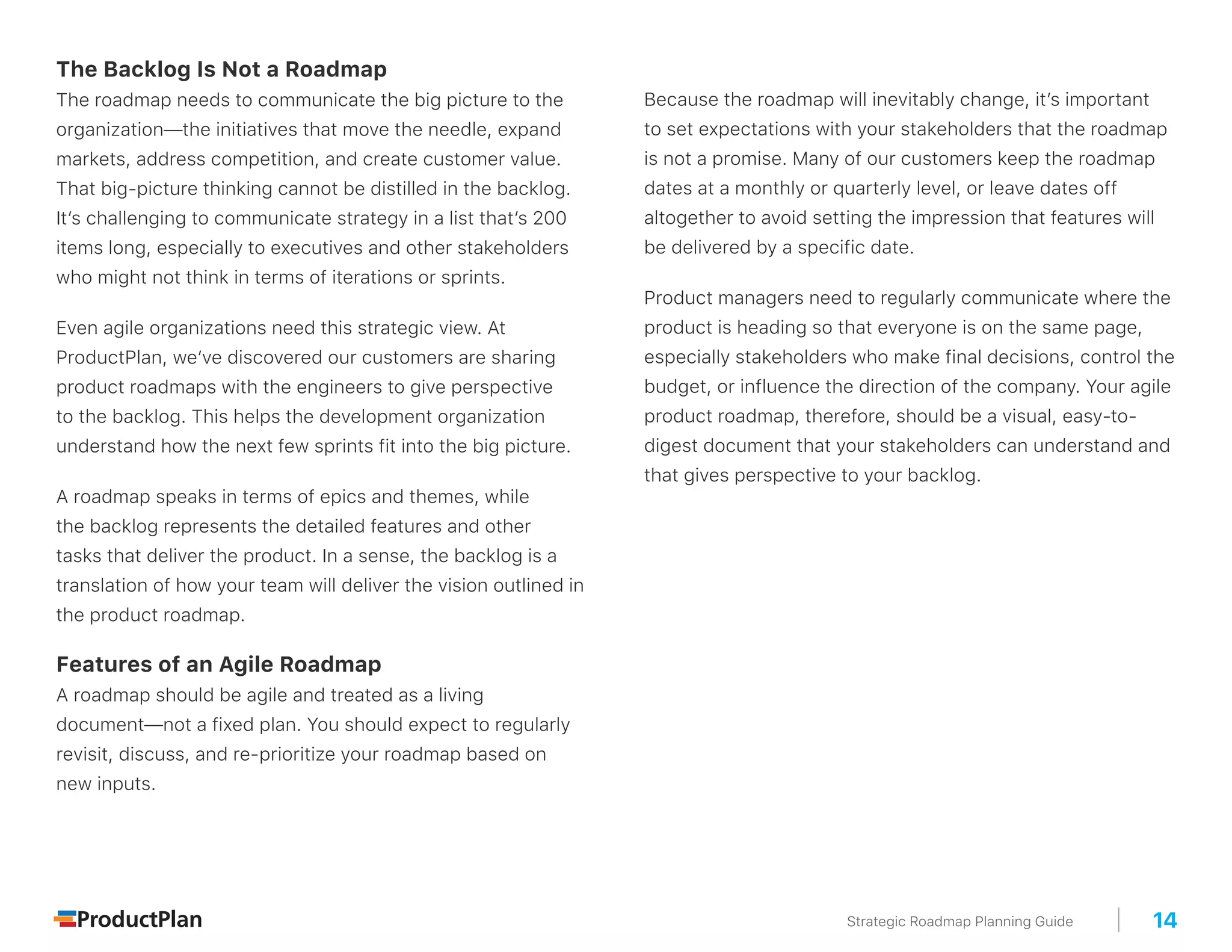 Strategic roadmap planning guide | PDF