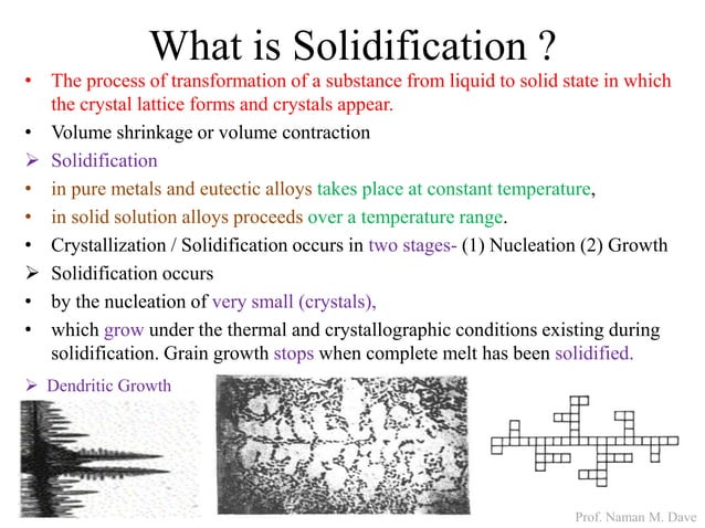 Solidification | PPT