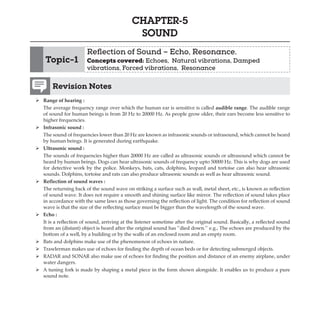 5 Sound ICSE CLASS 10 Sound ICSE CLASS 10 | PDF