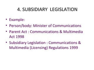 5 sources of law lecture | PPT