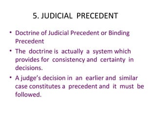 5 sources of law lecture | PPT