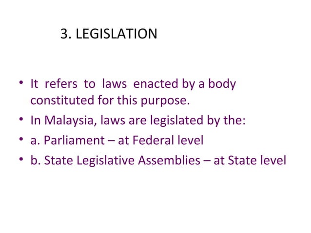 5 sources of law lecture | PPT | Law