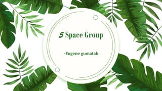 5 selected space group in crystal structure | PPTX