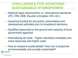 Sustainable Hydropower? | PPTX