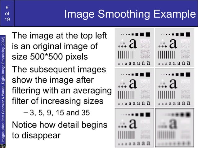 5 spatial filtering p1 | PPT | Photo Editing Software | Computer ...