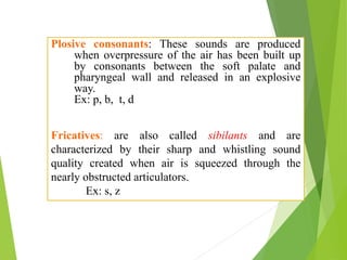 speech and phonetics | PPTX