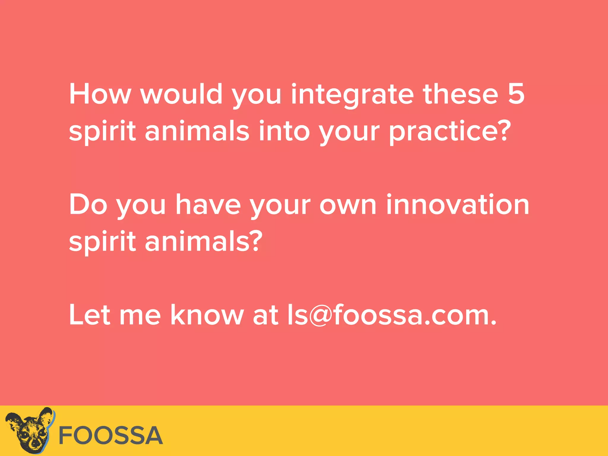 Innovation Spirit Animals | PDF