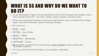 5 s & poka yoke | PPTX