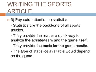 Basics of SPORTS writing and how to write.pptx