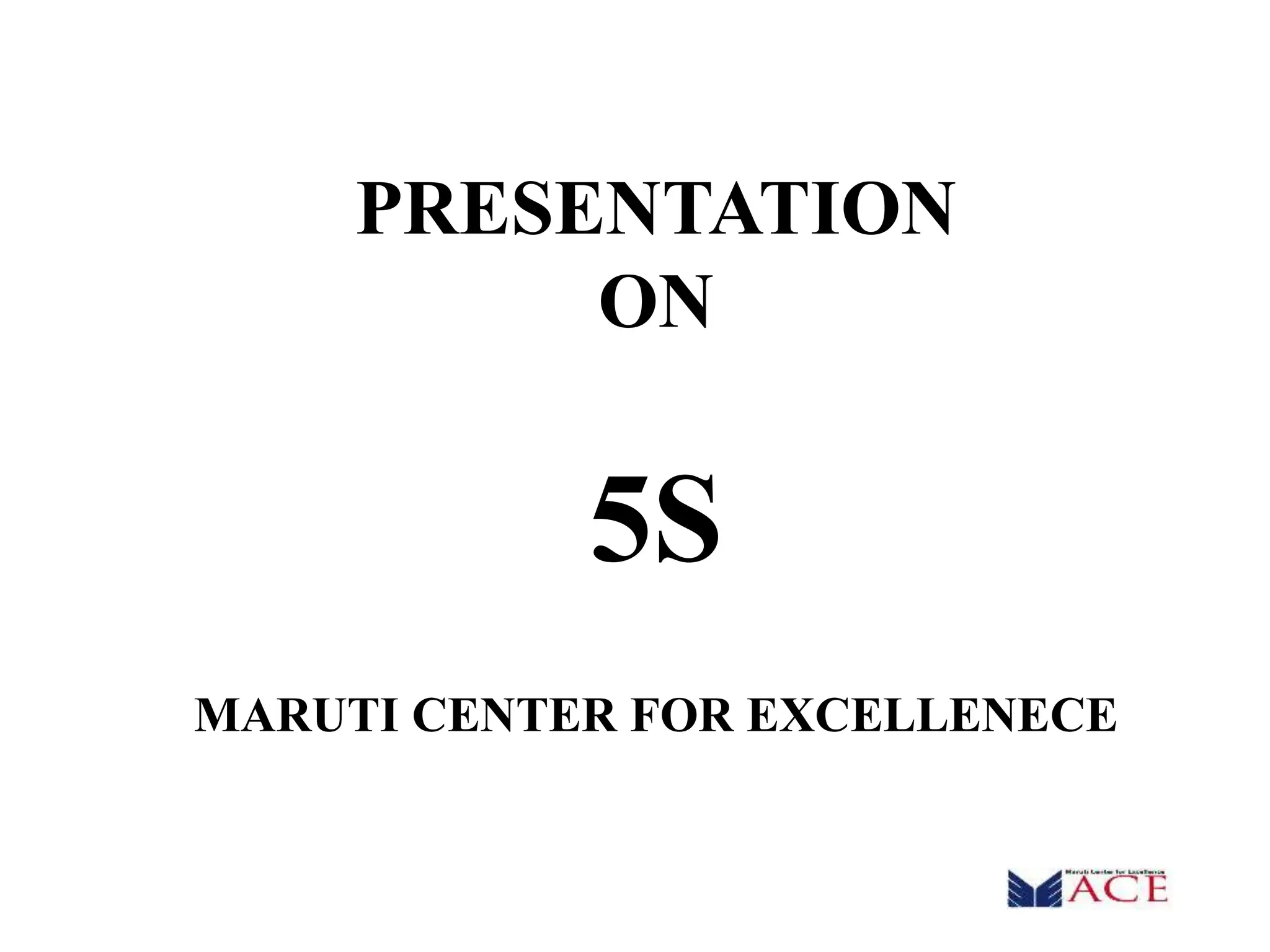 5S Presentation with photo for office and house | PPT