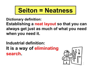 5S Presentation with photo for office and house | PPT