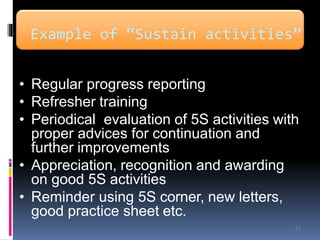 5s presentation, Quality assurance | PPTX