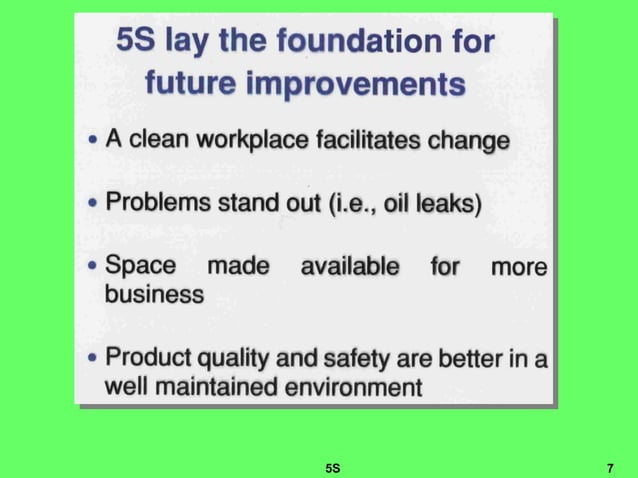 5 S Presentation Basic Training | PPT