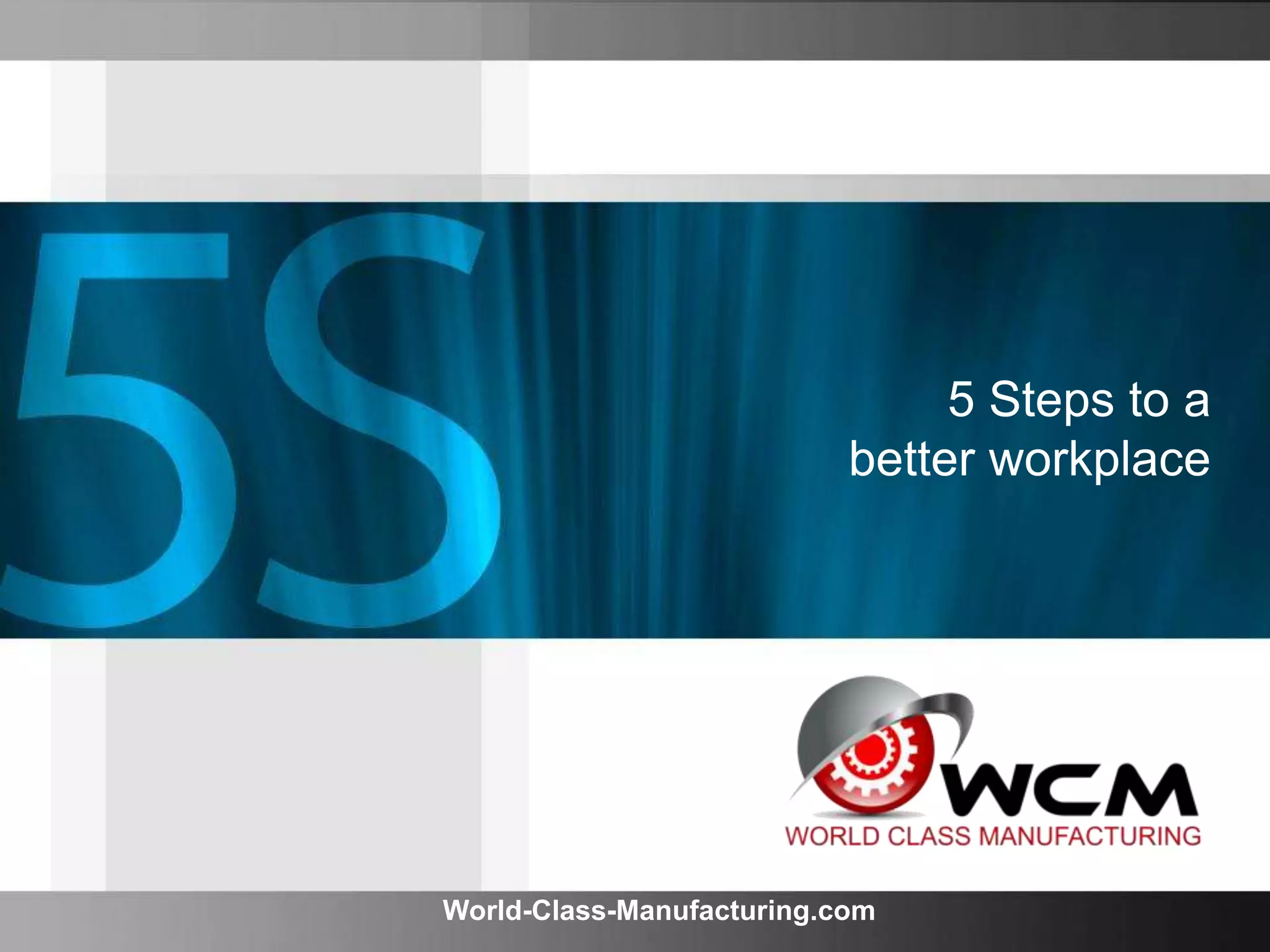 5s Lean Presentation | PPTX