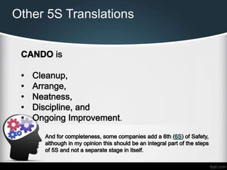5's principle | PPT