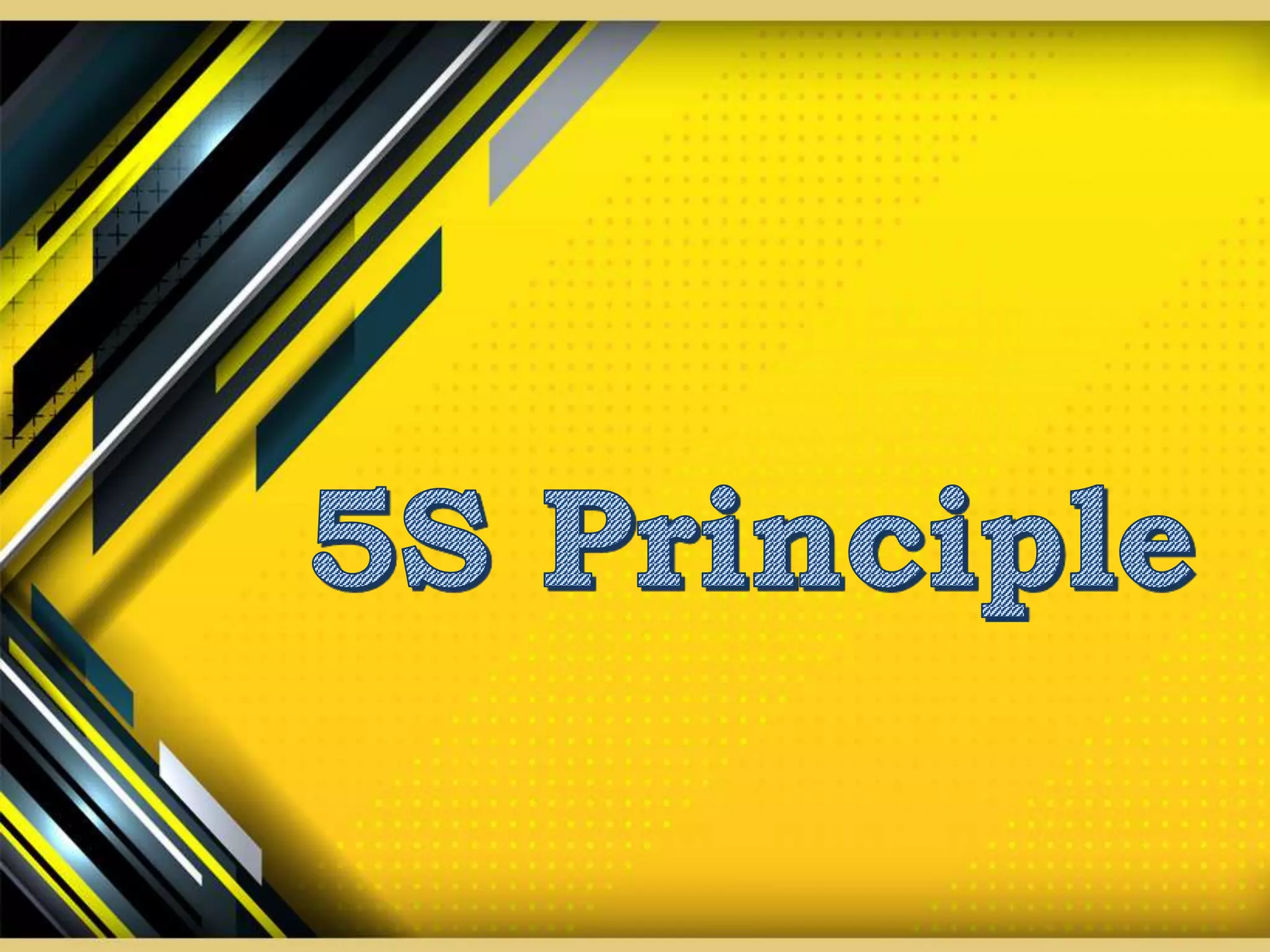 5 s principle | PPTX