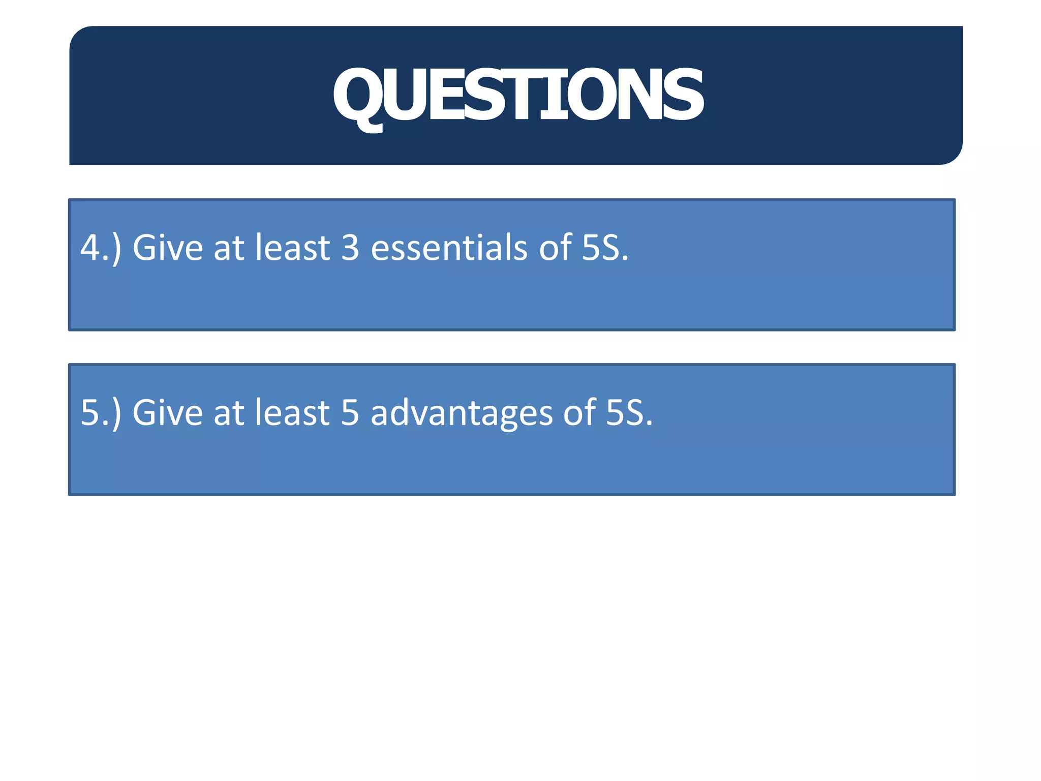 5 s principle | PPTX