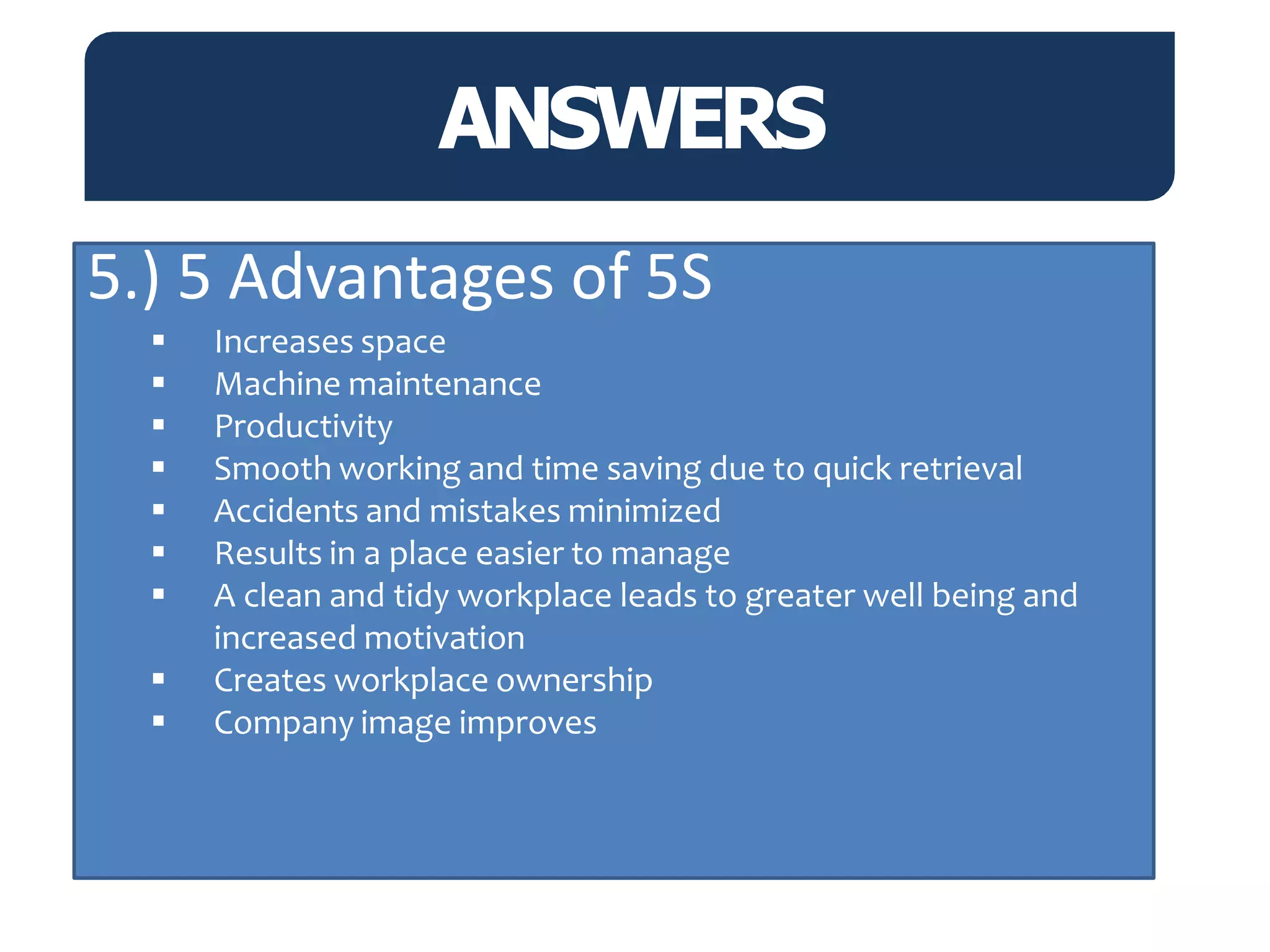 5 s principle | PPTX