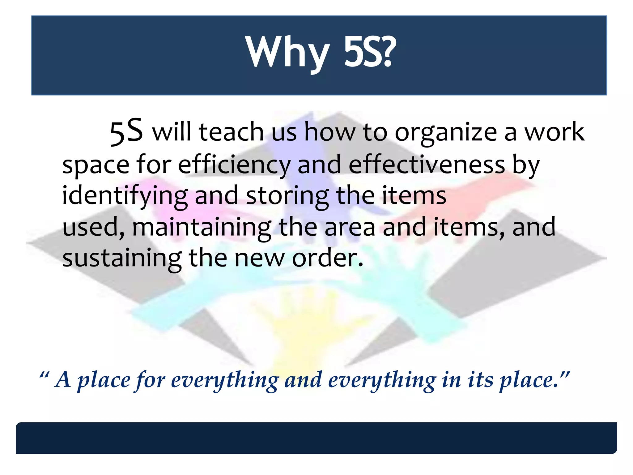 5 s principle | PPTX