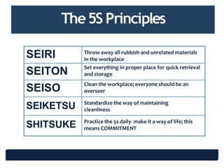 5 s principle | PPTX