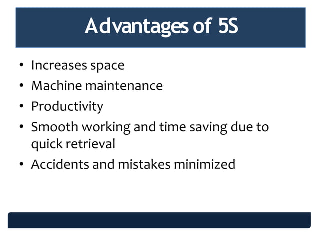 5 s principle | PPTX | Business and Finance