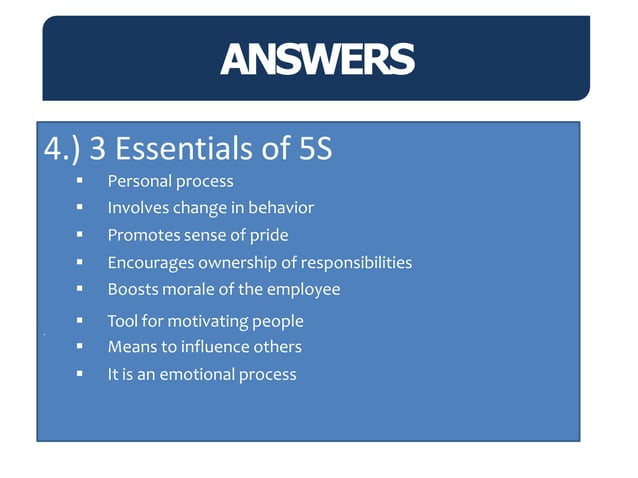 5 s principle | PPTX | Business and Finance