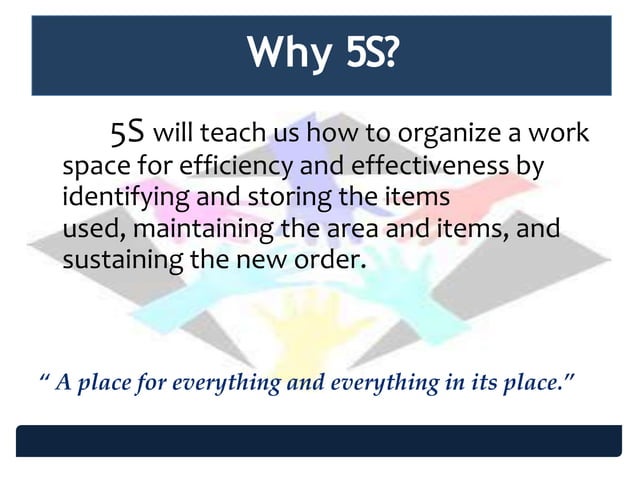 5 s principle | PPTX | Business and Finance