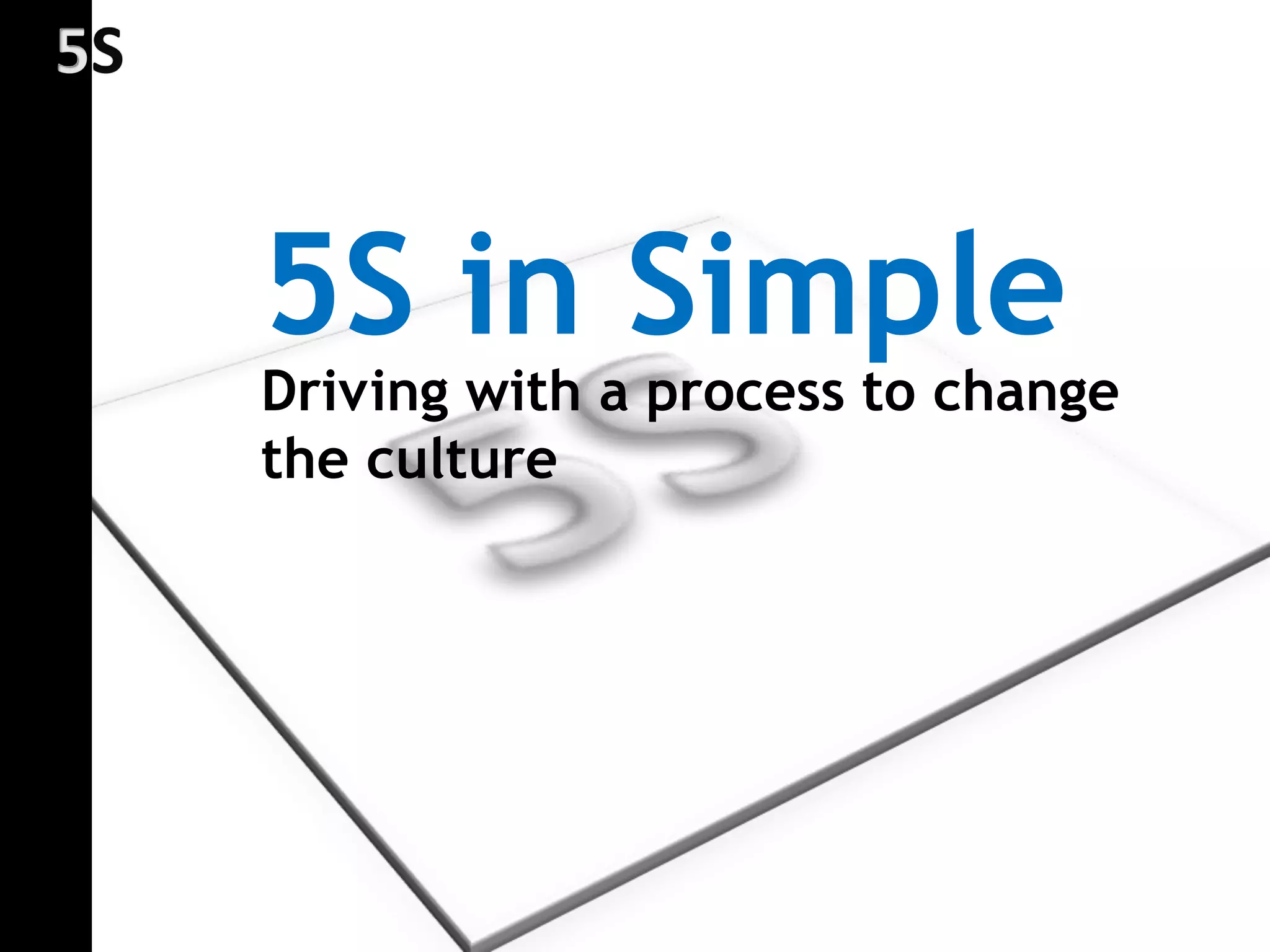 5 s principle in simple | PPT