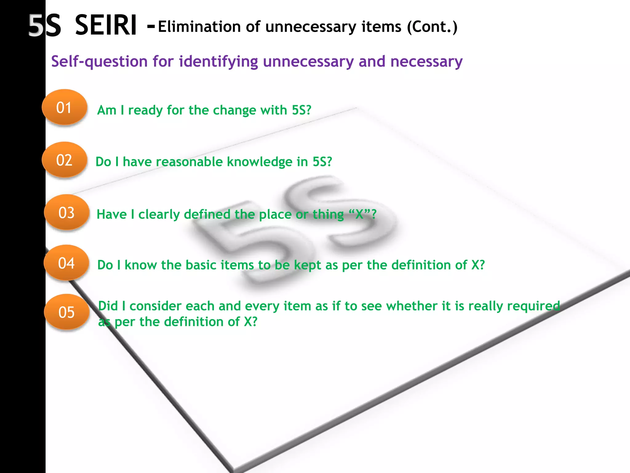5 s principle in simple | PPT