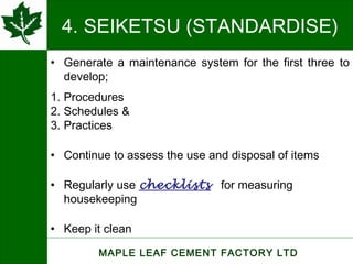 5 S House Keeping Principles | PPT