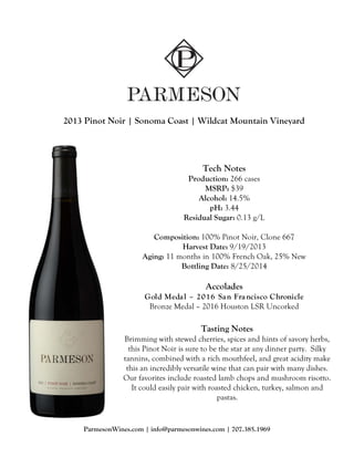 Seminars tasting notes-index_packet | PDF