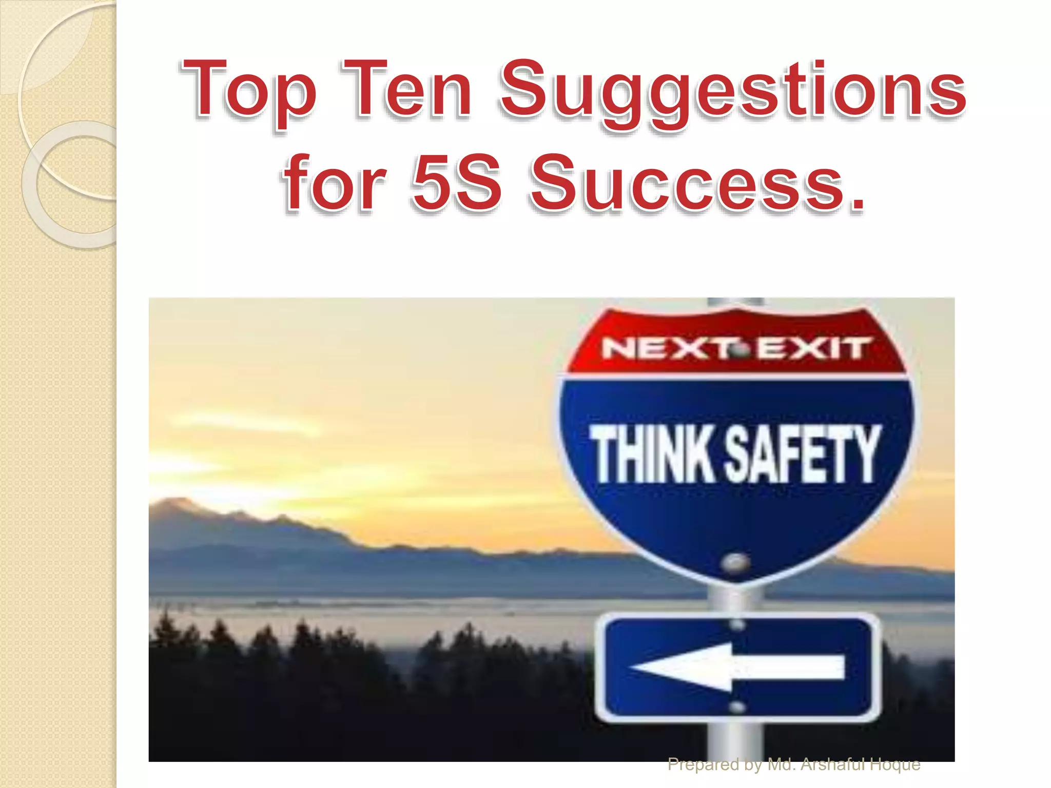 5 s & Safety | PPTX