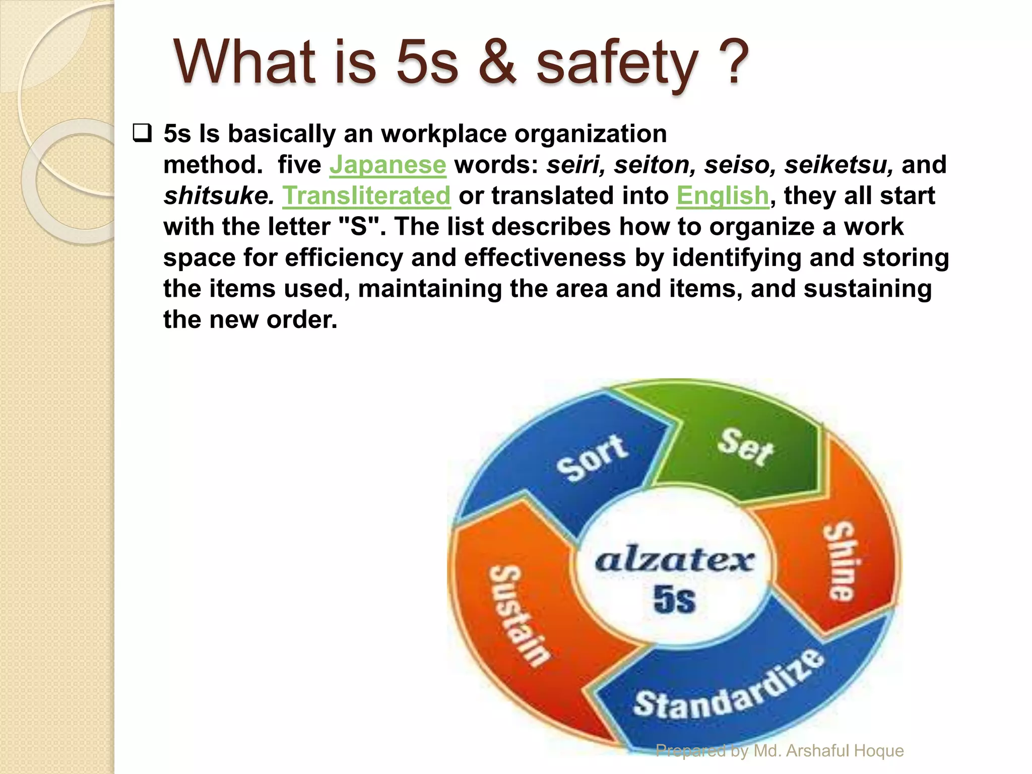 5 s & Safety | PPTX