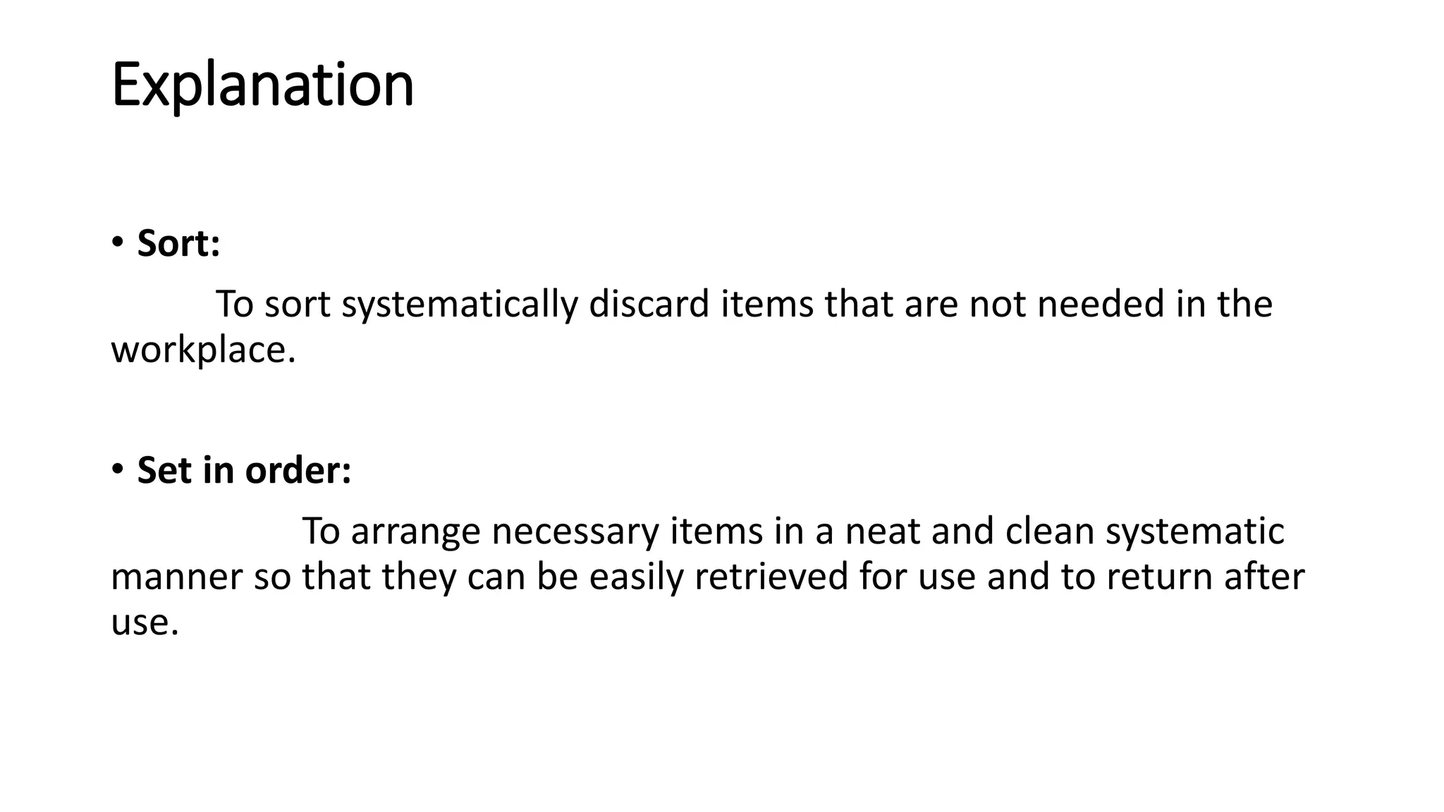 5S Step by step implementation.pptx | Business | Business and Finance
