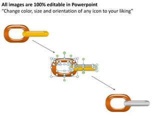 5 stages chain process powerpoint templates | PPT