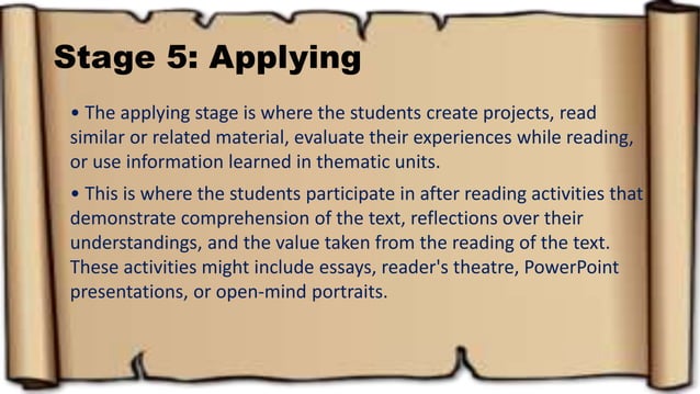 5 stages of reading process | PPTX | Homework and Study | Education