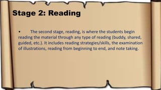 5 stages of reading process | PPTX