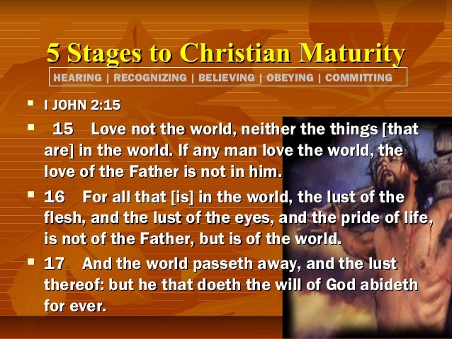 5 Stages To Christian Maturity