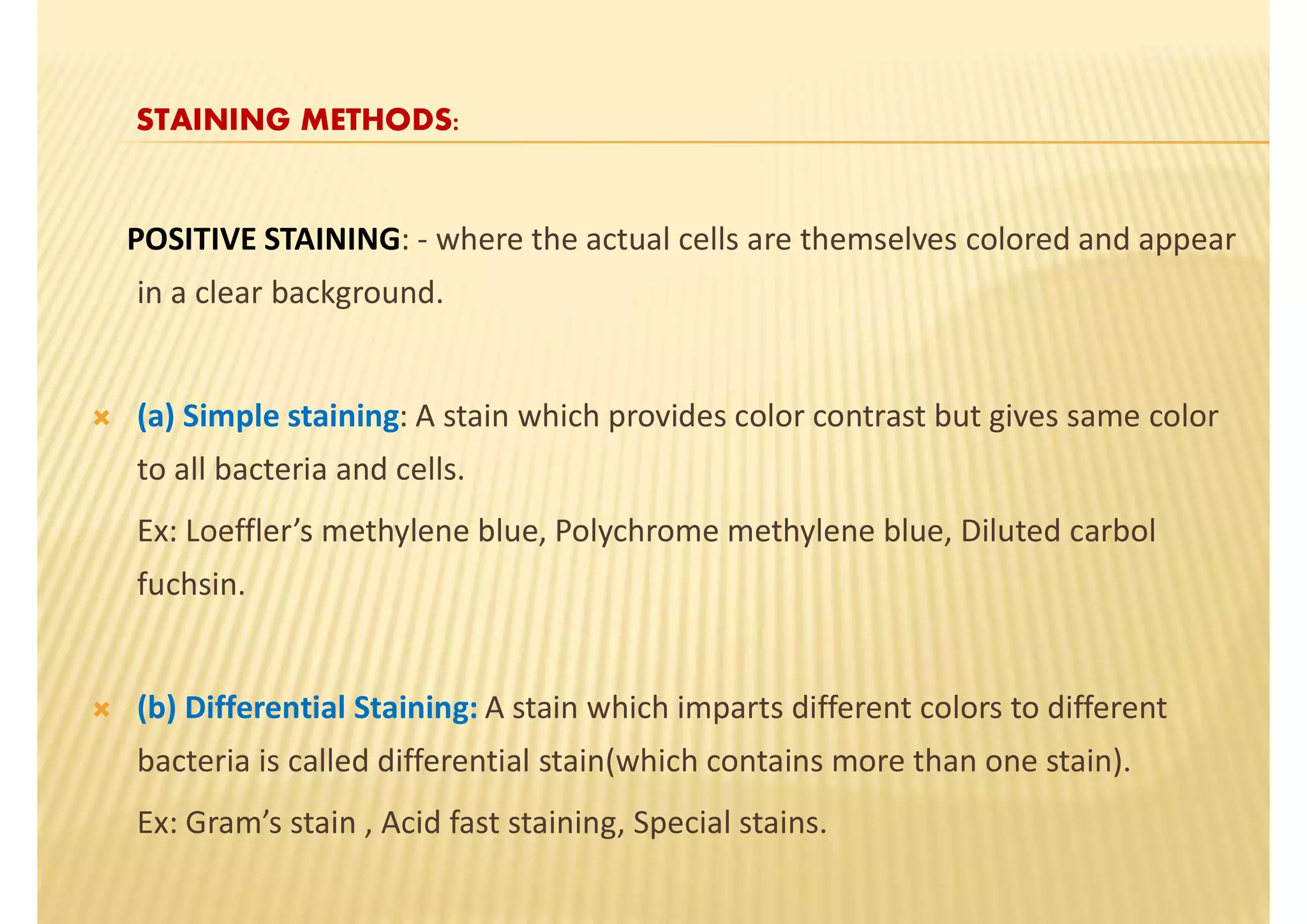 5. Staining techniques (Microbiology) | PDF