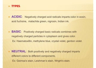 5. Staining techniques (Microbiology) | PDF