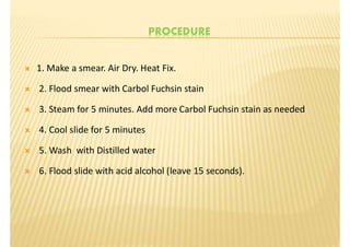 5. Staining techniques (Microbiology) | PPT