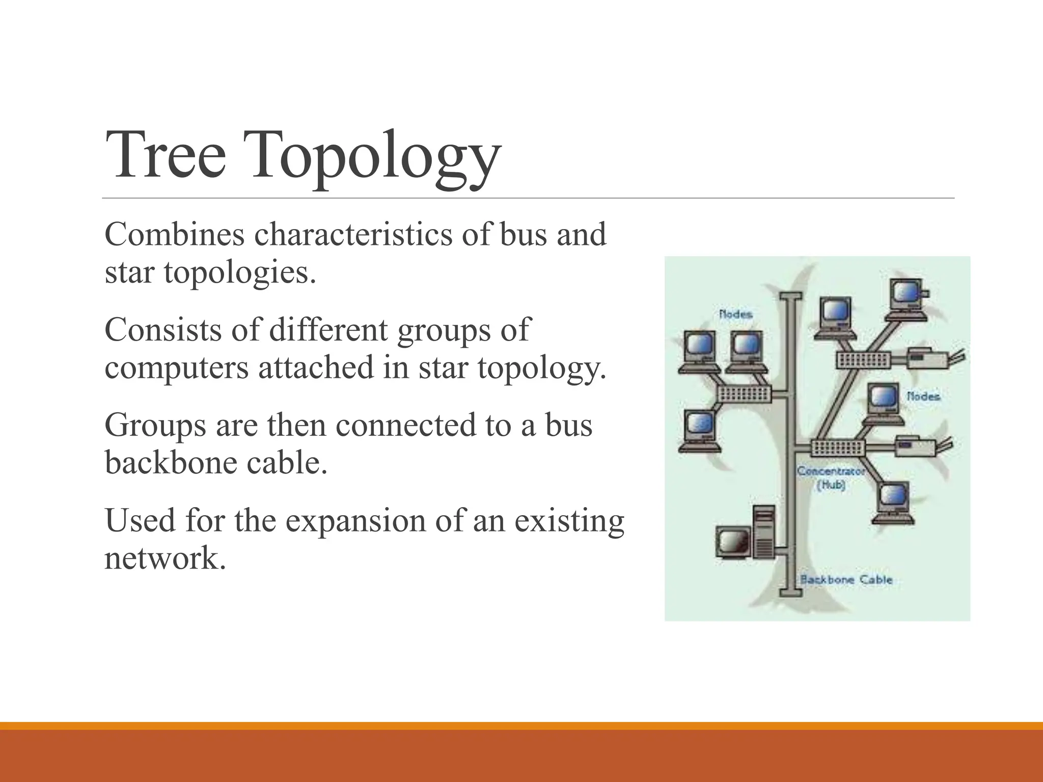 star ring tree and mesh topologies .pptx