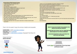 Teach English Creatively: Word Definitions & Memory Game With Taylor ...