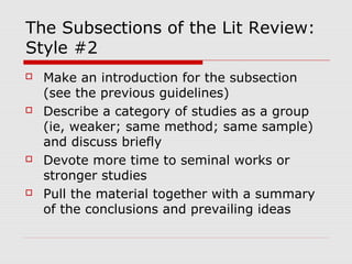Start writing your thesis proposal | PPT