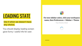 5 state of User Interface (UI) by Arnold Saputra | PDF