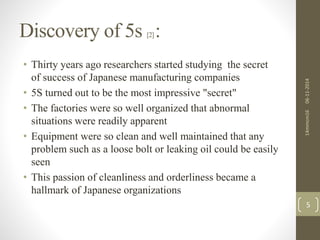 5 s technique | PPTX