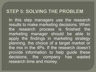 5 step approach to successful marketing research | PPT | Free Download