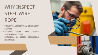 5-Step Checklist – Steel Wire Rope Inspection | PPTX